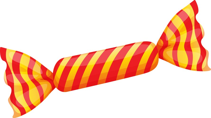 Yellow candy Royalty Free Vector Image - VectorStock