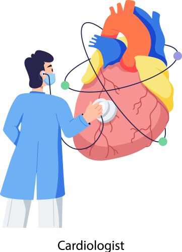 Heart compression Royalty Free Vector Image - VectorStock