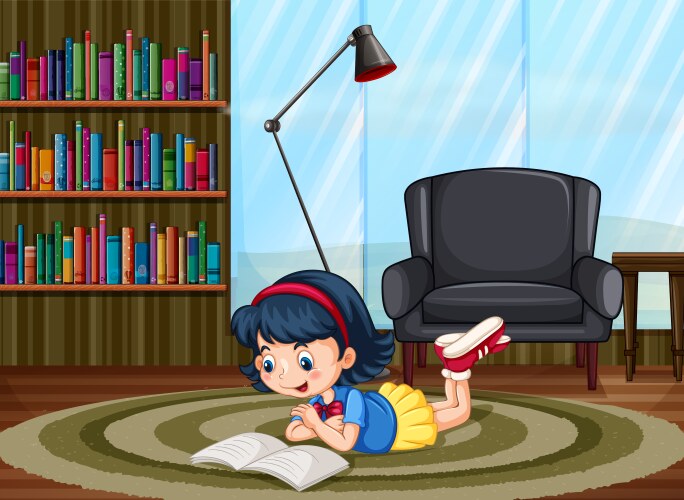 Reading Royalty Free Vector Image - VectorStock