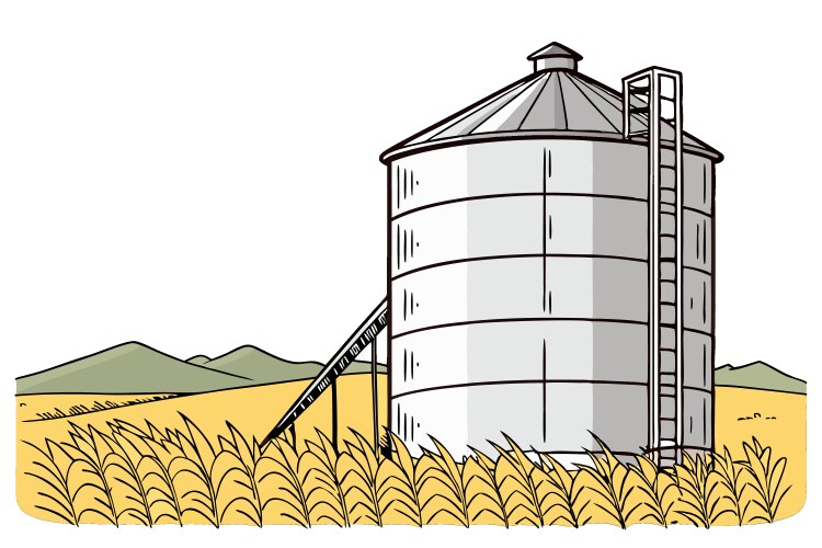 Grain Bin Vector Images (over 250)