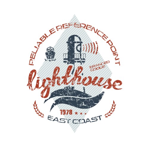 Lighthouse badges Royalty Free Vector Image - VectorStock
