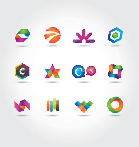 Logo collection 01 Royalty Free Vector Image - VectorStock