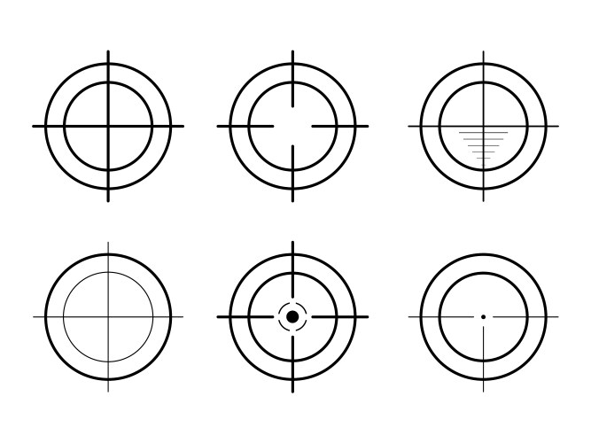 Sniper Scope Symbol Vector Images (over 5,400)