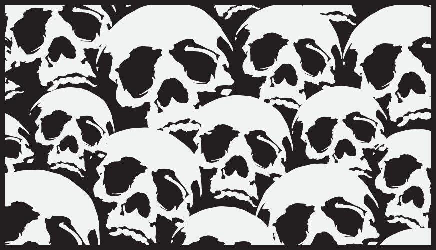 Pattern horror tattoo Royalty Free Vector Image