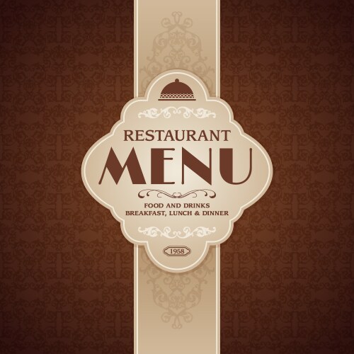 Menu furniture Royalty Free Vector Image - VectorStock