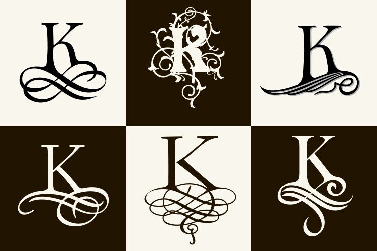 K Monogram Vector Images (over 41,000)