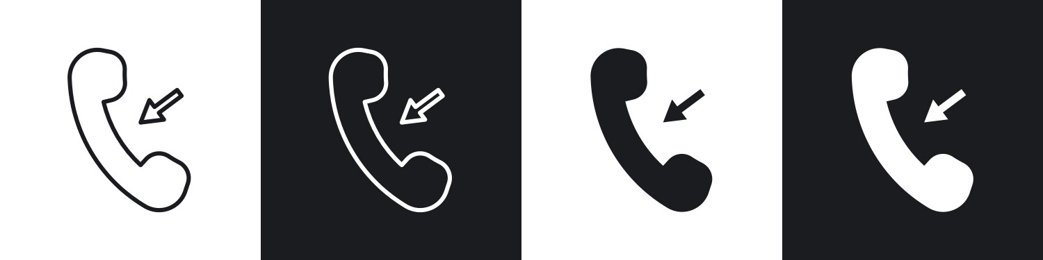 Call Black and White Vector Images (over 160,000)