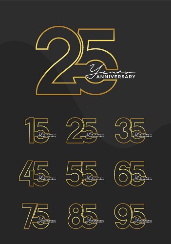 Gold 45th Vector Images (over 410)