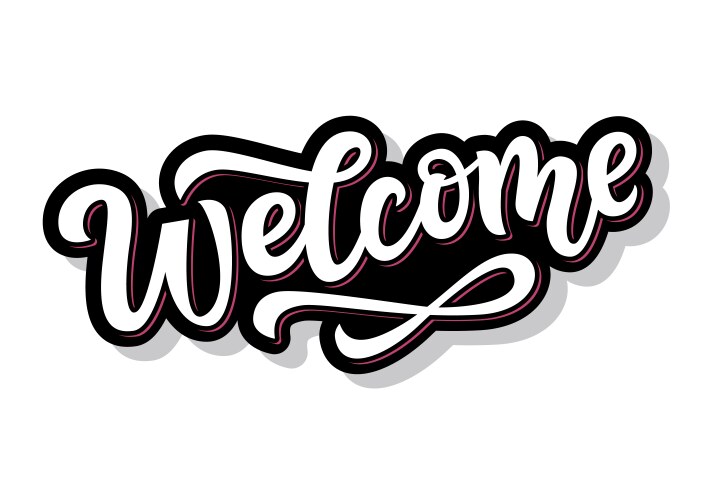 Hand Lettering Welcome Vector Images (over 6,800)