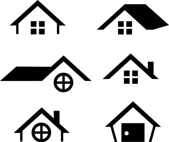 Residence house icon graphic design template Vector Image