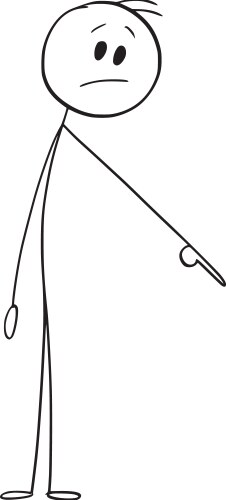 Stickman Pointing Vector Images (over 710)