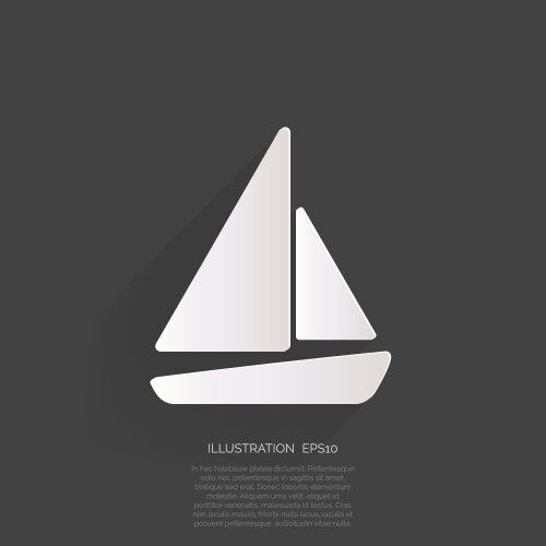 Sloop Royalty Free Vector Image - VectorStock