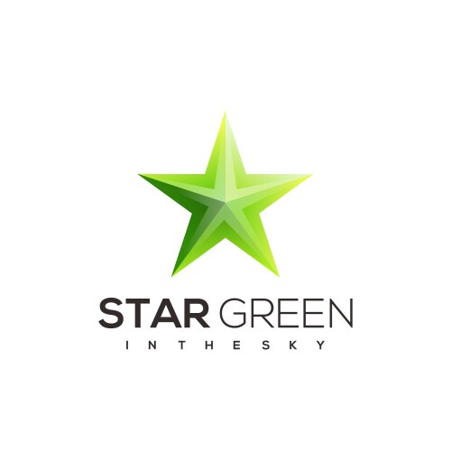 Star brand logo template design Royalty Free Vector Image