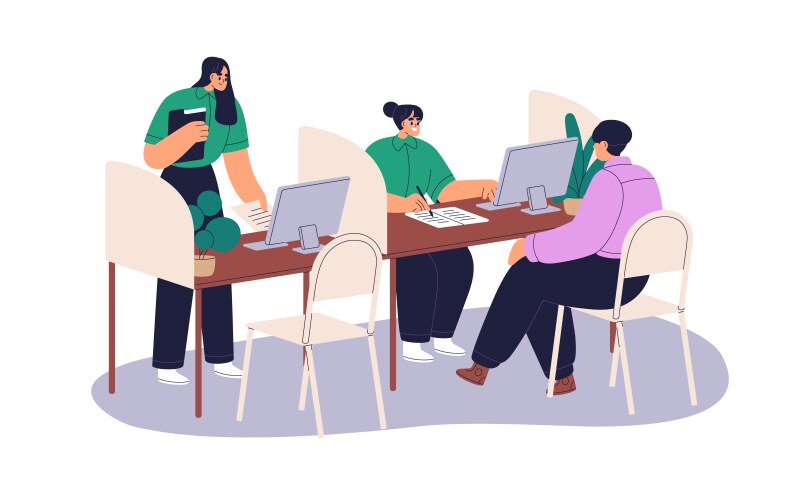 Service Desk Vector Images (over 35,000)