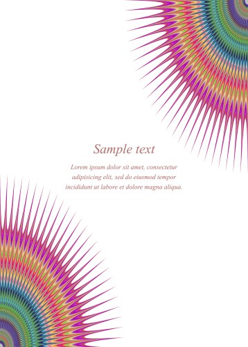 Purple page corner design template Royalty Free Vector Image