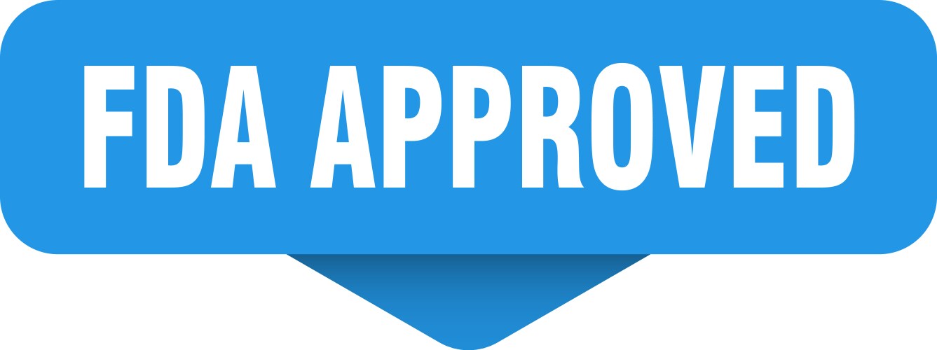 Approved sticker approved sign on transparent Vector Image