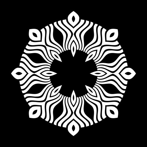 Radial circular pattern Royalty Free Vector Image