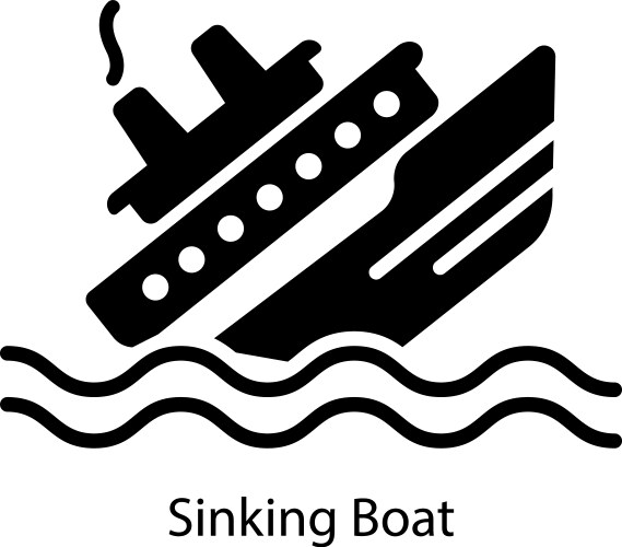 Pontoon boat Royalty Free Vector Image - VectorStock