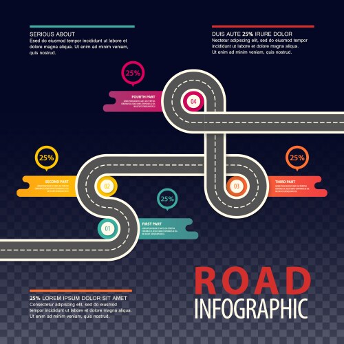 Highway Infographic Vector Images (over 9,300)