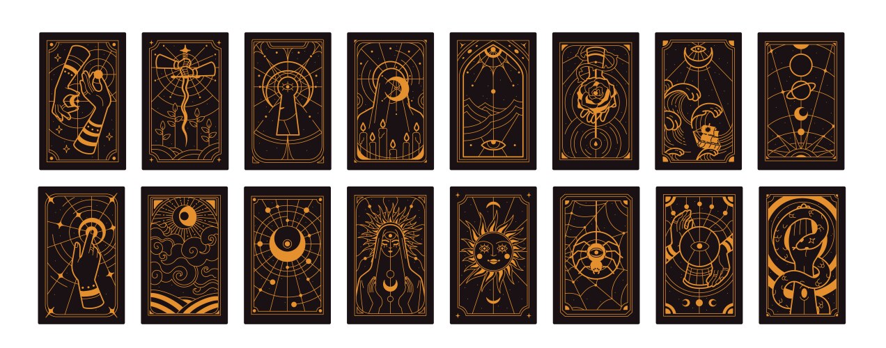 Tarot Deck Vector Images (over 1,200)