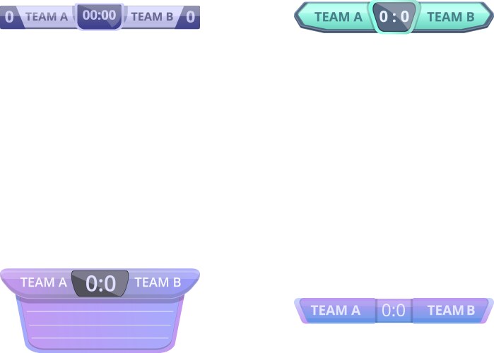 Baseball Scoreboard Cartoon Vector Images (63)