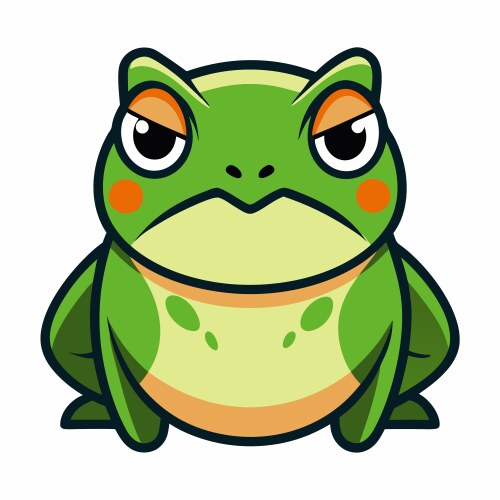 Angry Frog Vector Images (over 140)
