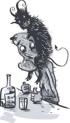 Angry comic character Royalty Free Vector Image