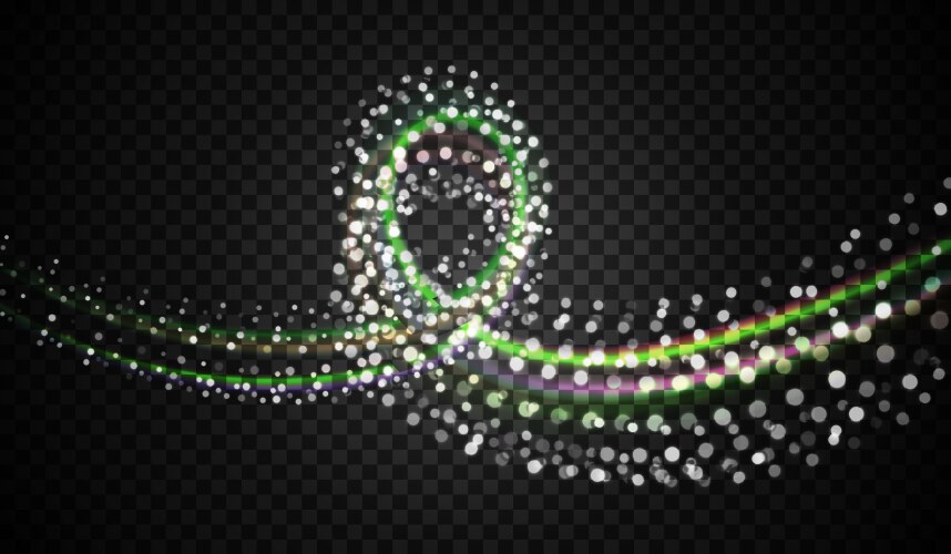 Sparkling magical dust Royalty Free Vector Image