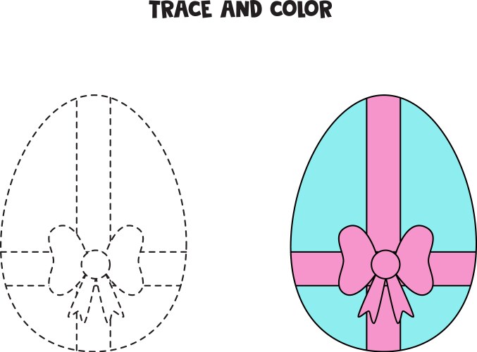 Trace the dotted lines from shark education game Vector Image