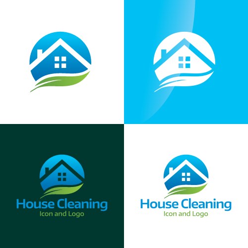 Handyman icon and logo Royalty Free Vector Image