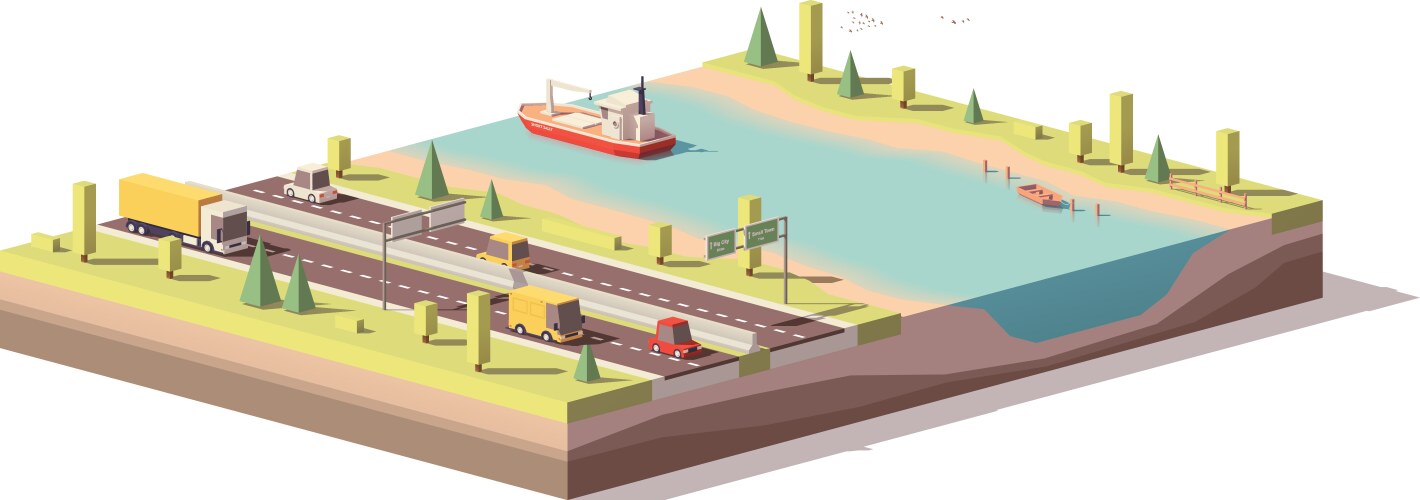 Road with River Vector Images (over 25,000)