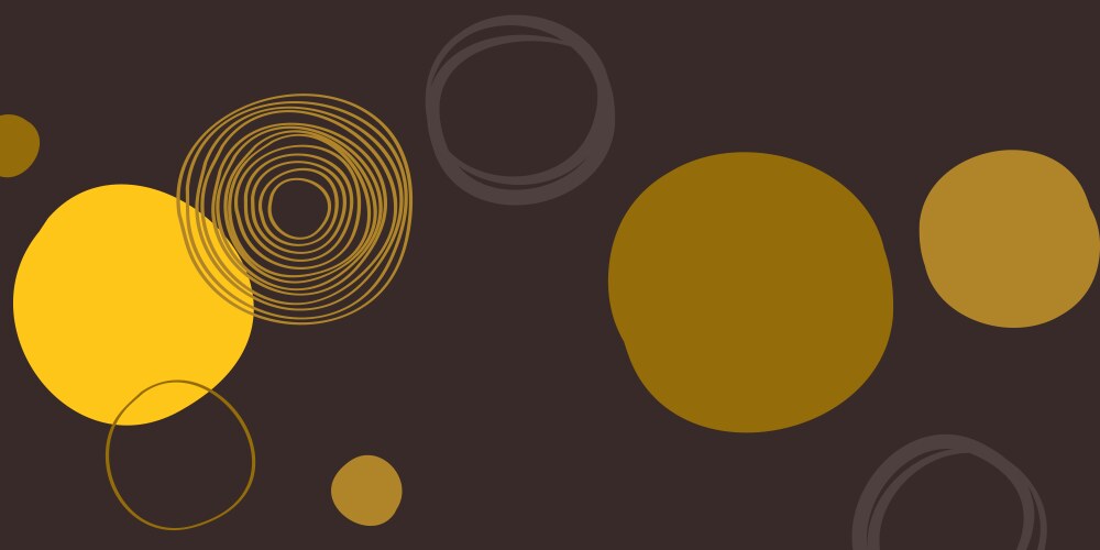 Seamless round pattern background with shapes Vector Image