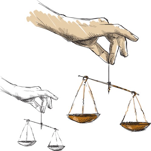 Unbalanced Scale Drawing Unbalanced Scales Vector Images (over 250)