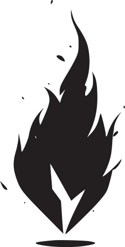 Fire flame icon Royalty Free Vector Image - VectorStock