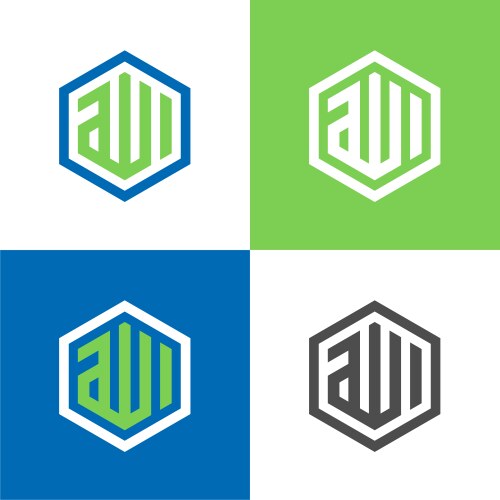 Allah and muhammad arabic letter icon logo Vector Image