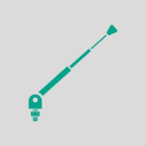 Radio antenna component icon Royalty Free Vector Image