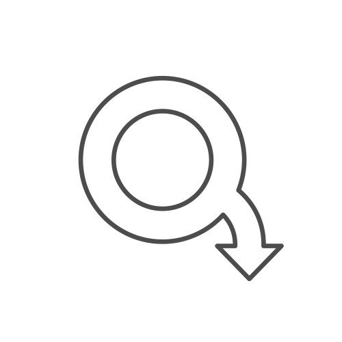 Erectile dysfunction symbols graphic design Vector Image