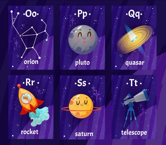 Alphabet printable flashcard with letter k Vector Image