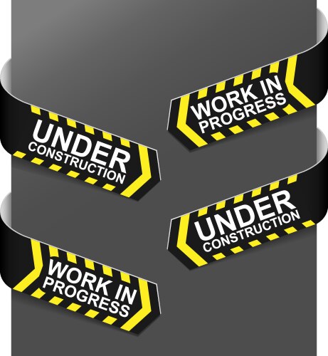 Construction Alert Royalty Free Vector Image - VectorStock