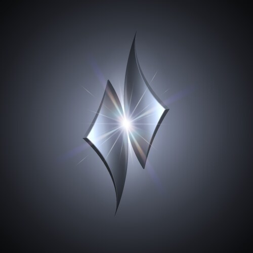 Abstract metal background with color elements Vector Image