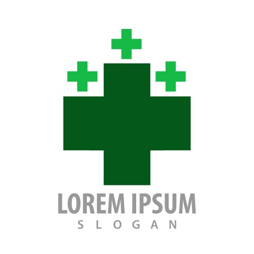 People cross logo concept design symbol graphic Vector Image