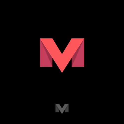 Red r monogram Royalty Free Vector Image - VectorStock