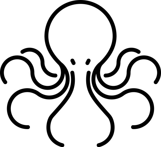 Outline Octopus Vector Images (over 6,300)