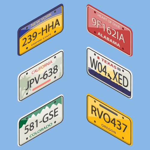 Colorado License Plate Vector Images (54)