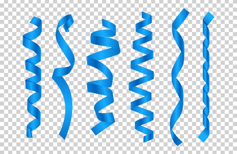 Satin Blue Ribbon Vector Images (over 3,400)