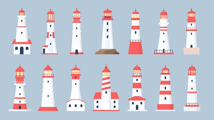 Lighthouse Cartoon Vector Images (over 4,300)