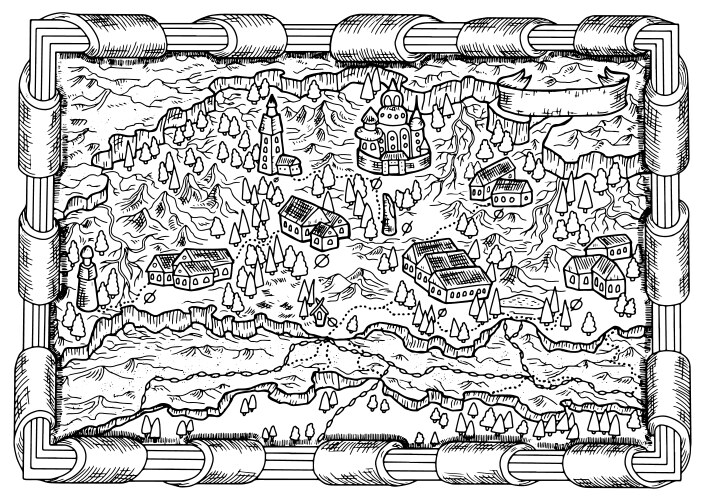 Medieval Page Border Vector Images (over 470)