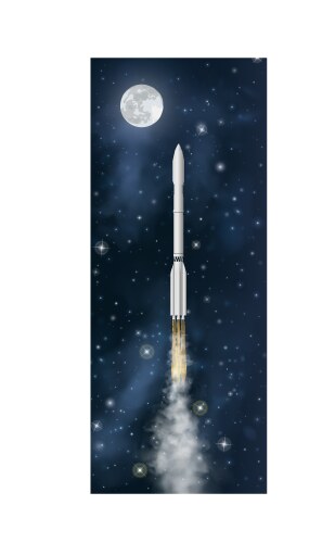 Realistic space elements set Royalty Free Vector Image