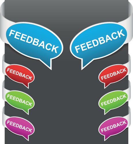 Left and right side signs - menu Royalty Free Vector Image