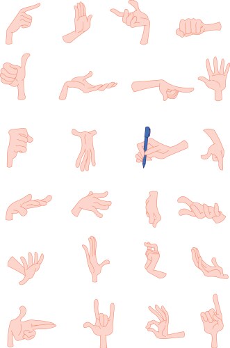 Logo hands union Royalty Free Vector Image - VectorStock